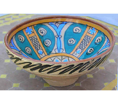 Moroccan Meknes Ceramic Bowl - E-mosaik