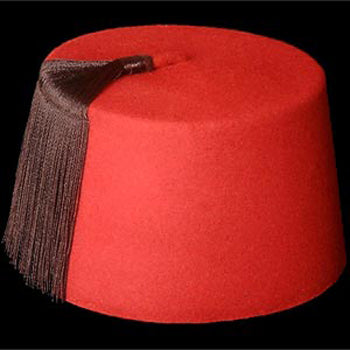 Moroccan Traditional Fez Red Hat - E-mosaik